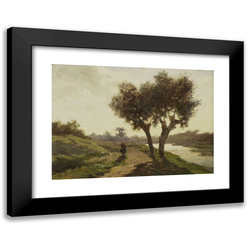 Paul Joseph Constantin Gabriël 24x18 Black Modern Framed Museum Art ...