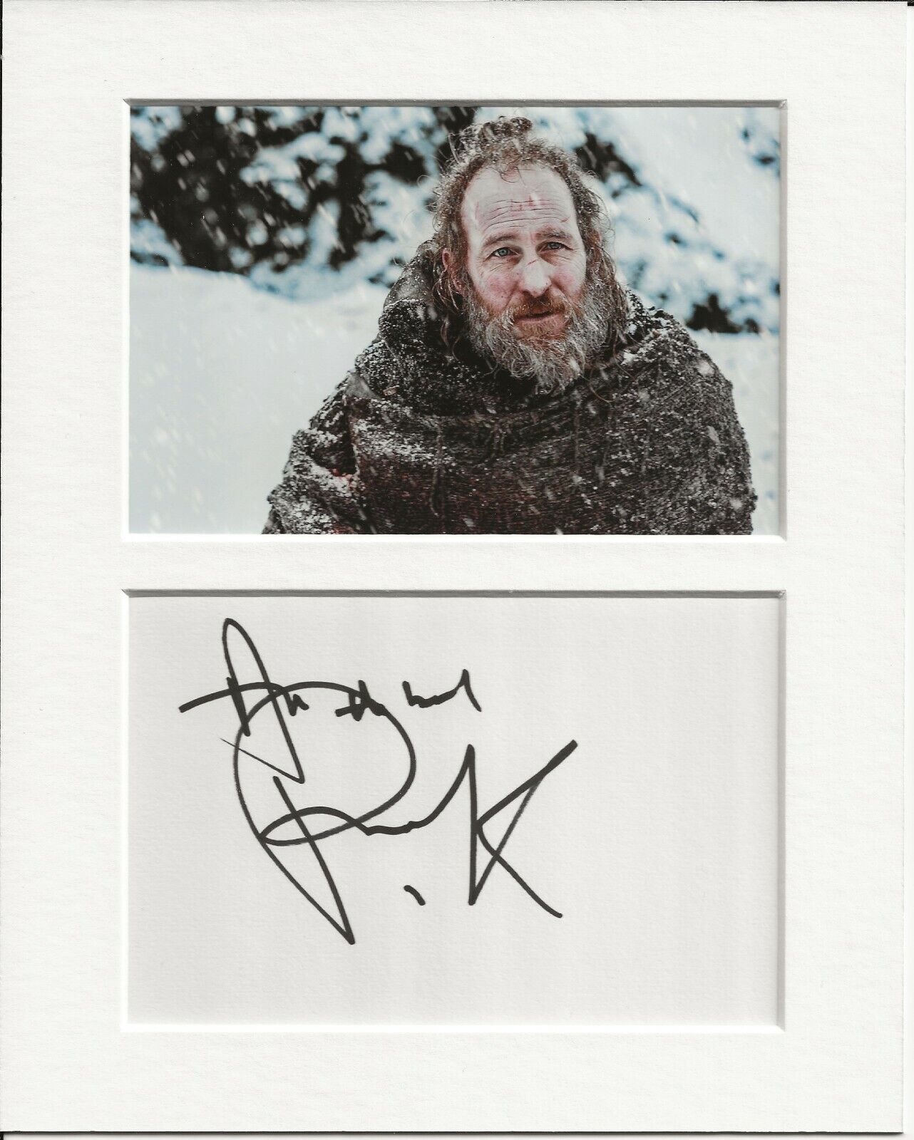 Paul Kaye game of thrones genuine authentic autograph signature and ...