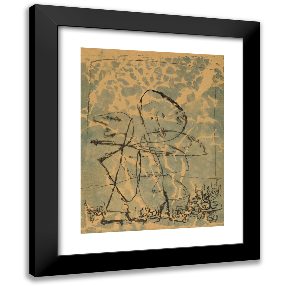 Paul Klee 12x14 Black Modern Framed Museum Art Print Titled - Public ...