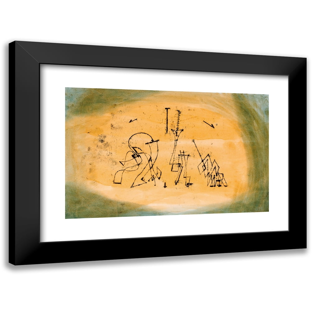 Paul Klee 14x11 Black Modern Framed Museum Art Print Titled - Abstract ...