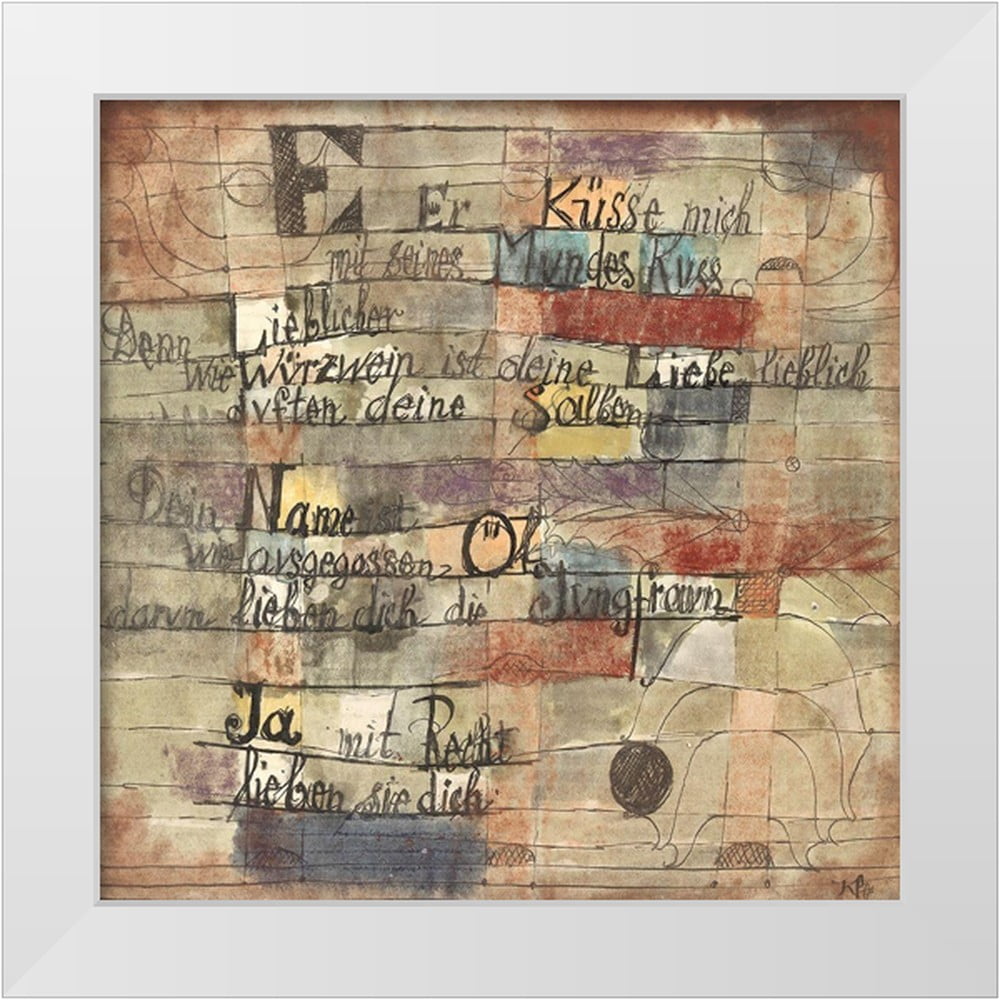 Paul, Klee 15x15 White Modern Wood Framed Museum Art Print Titled ...