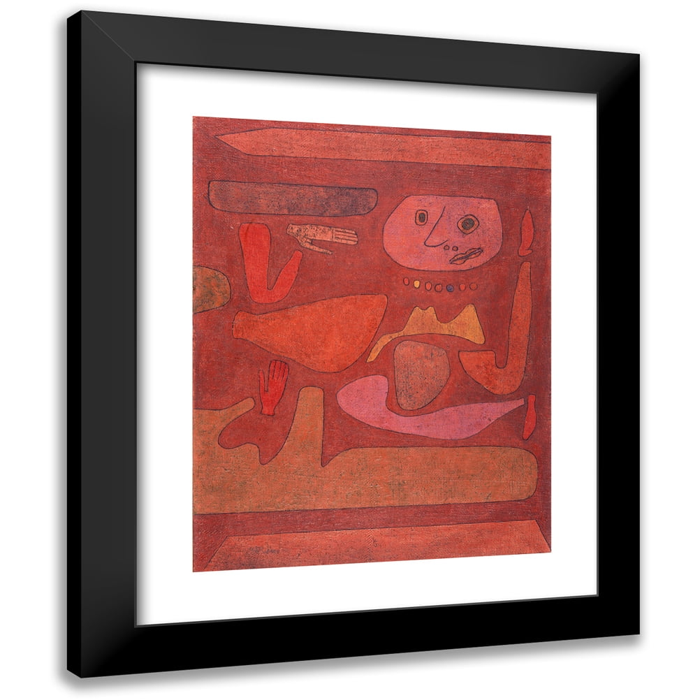 Paul Klee 15x18 Black Modern Framed Museum Art Print Titled - The Man ...