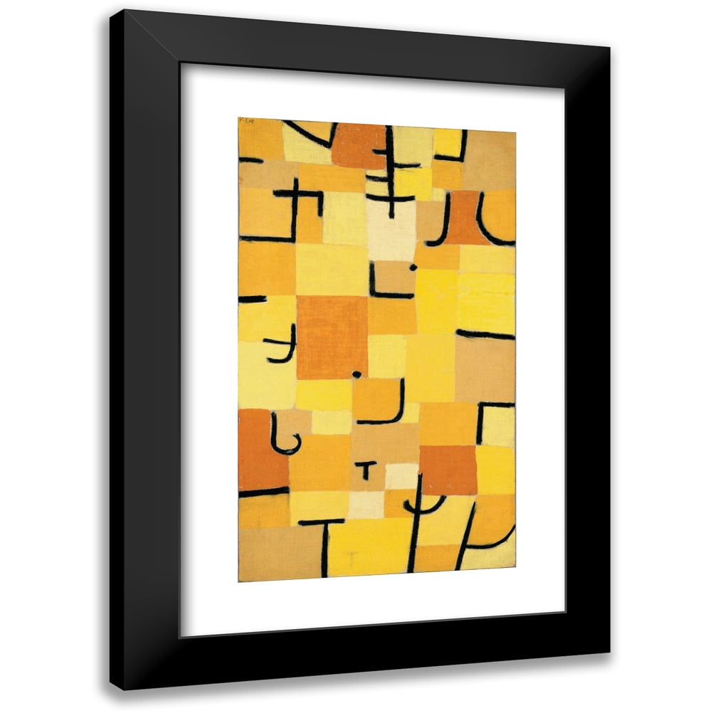 Paul Klee 15x24 Black Modern Framed Museum Art Print Titled - Signs in ...