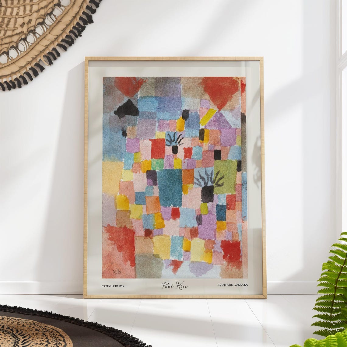 Paul Klee Bauhaus Print, Southern Gardens 1919, Abstract Art Poster ...