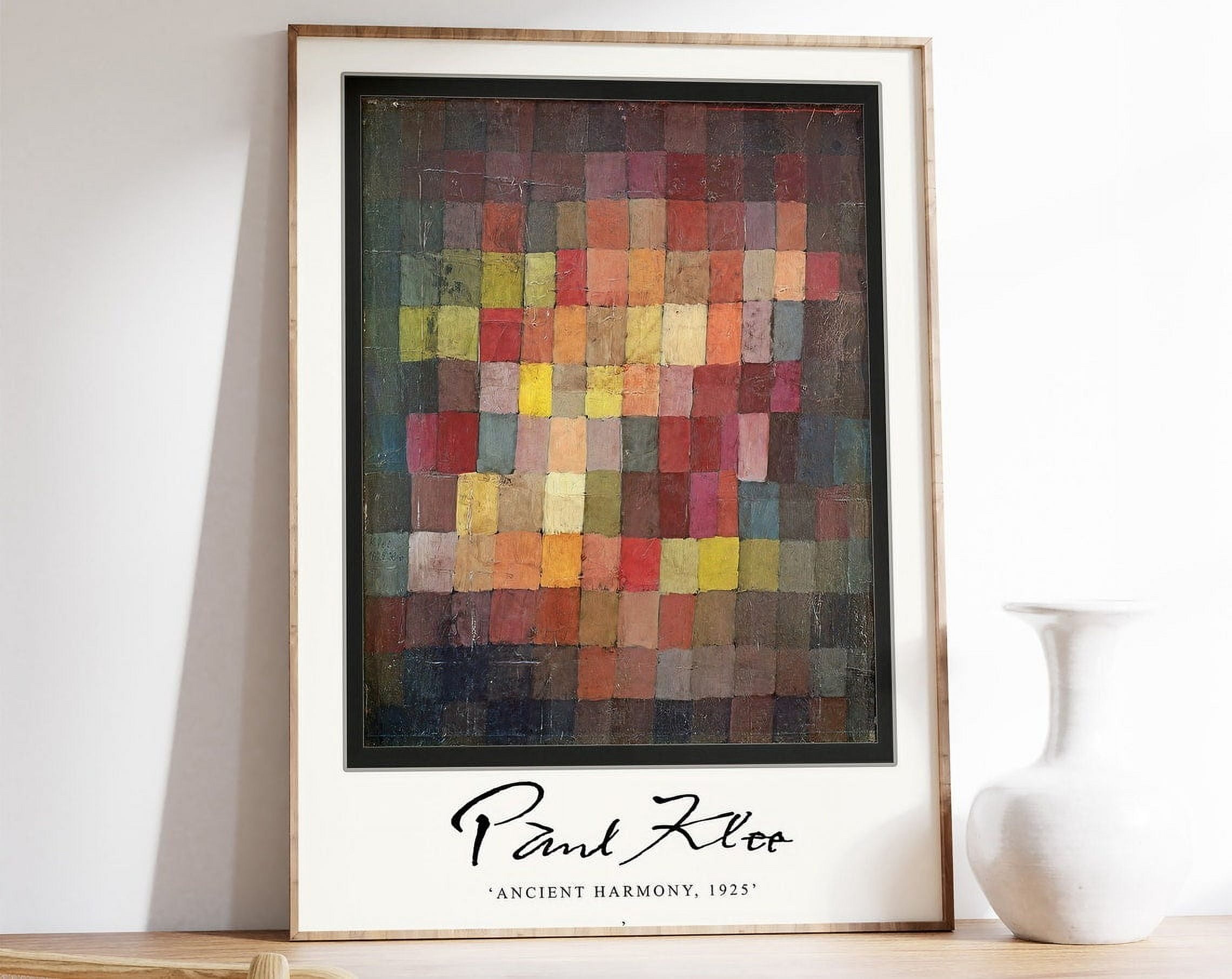 Paul Klee Exhibition Poster, Ancient Harmony, Paul Klee Art Print ...