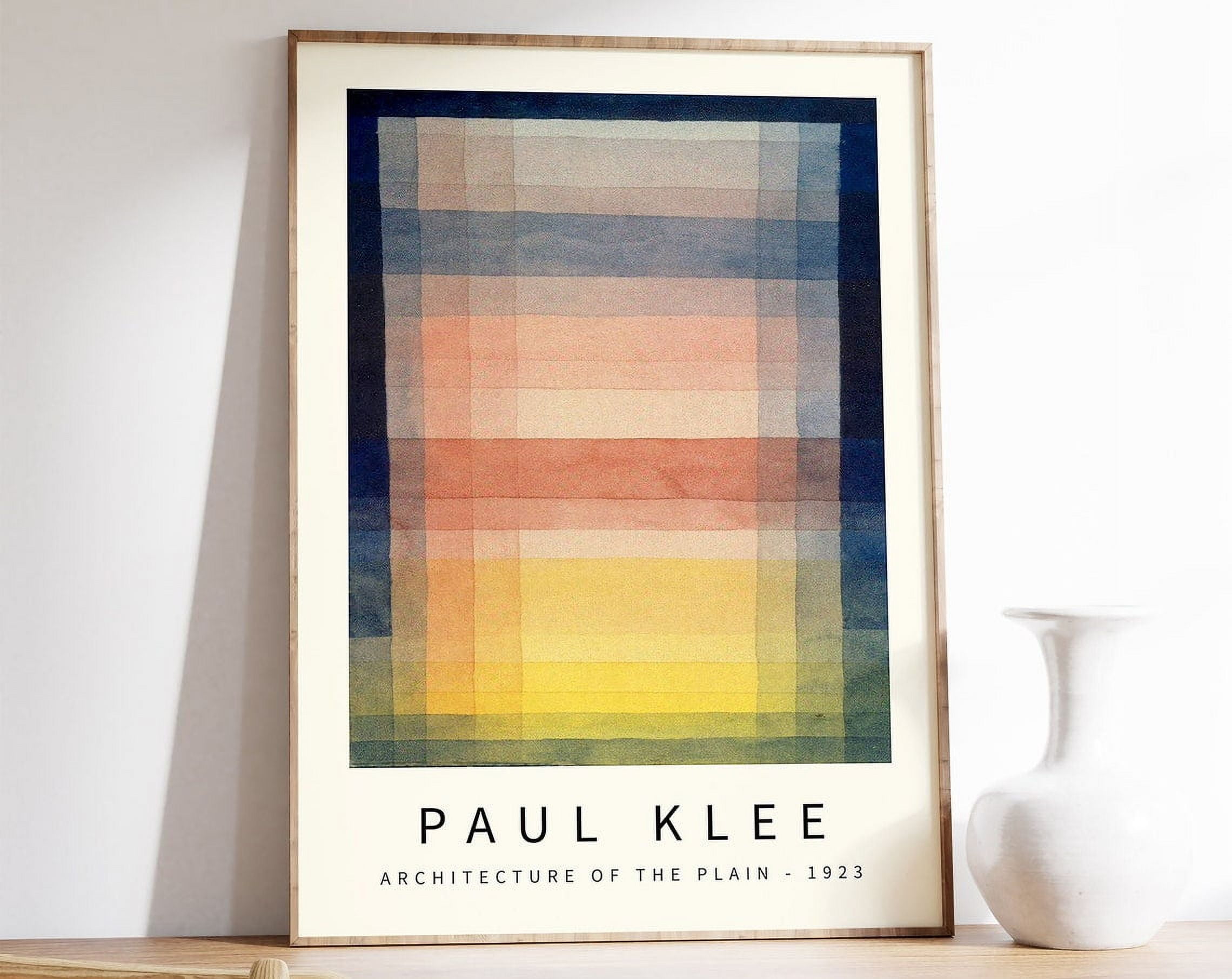 Paul Klee Exhibition Poster, Architecture Of The Plain, Paul Klee Art ...