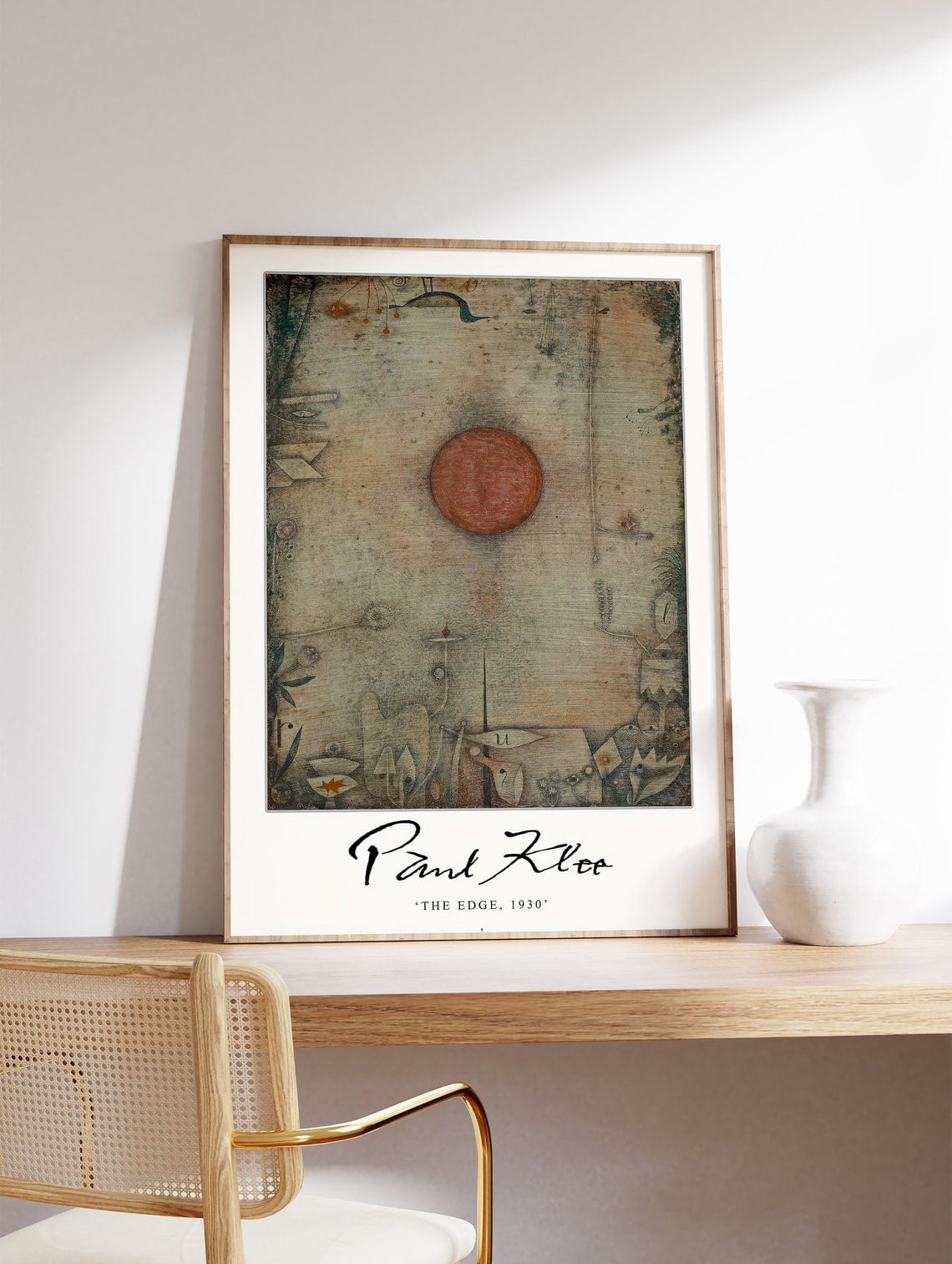 Paul Klee Exhibition Poster, The Edge, Paul Klee Art Print, Surrealist ...