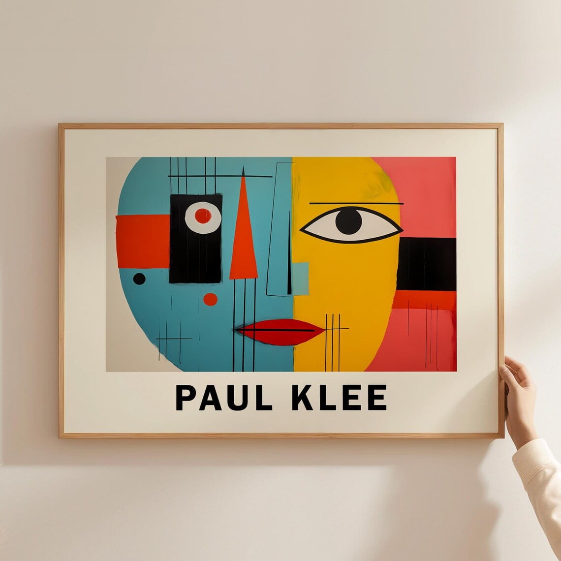 Paul Klee Exhibition Poster - Inspired Klee Art Print - Surrealist Paul ...