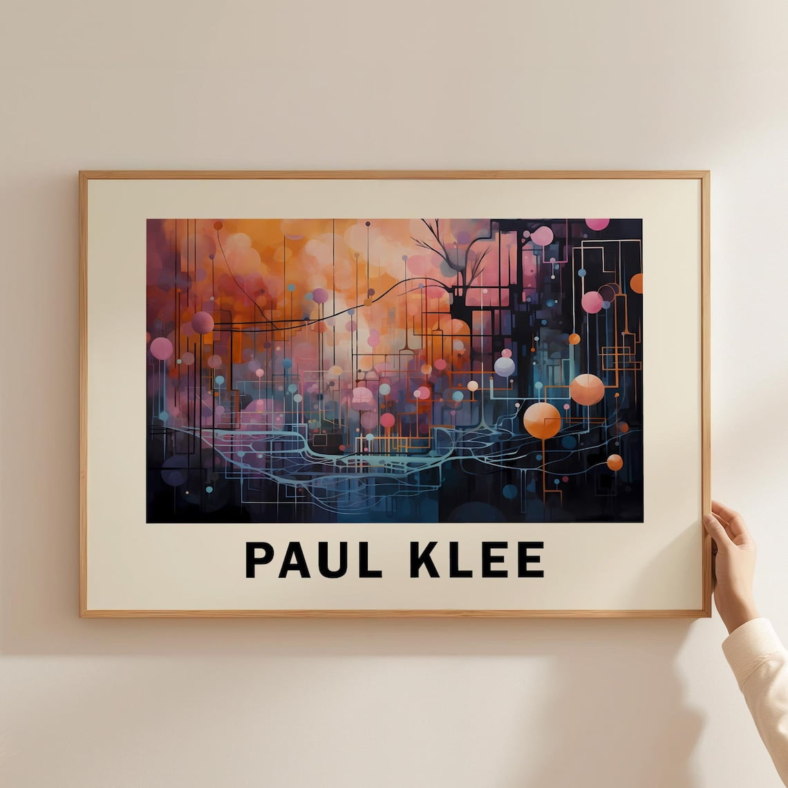 Paul Klee Exhibition Poster - Inspired Klee Art Print - Surrealist Paul ...