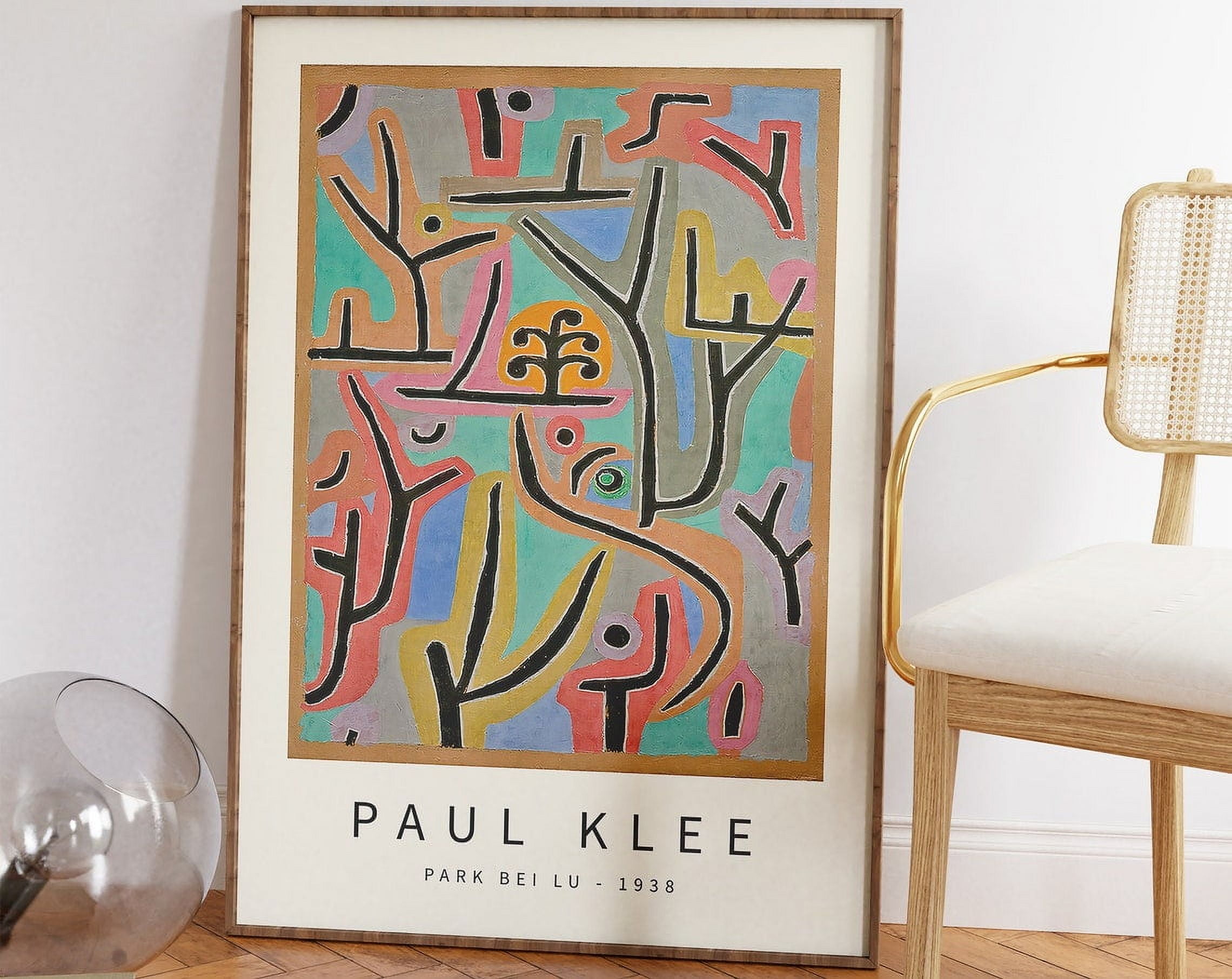 Paul Klee Exhibition Poster, Park Bei Lu, Paul Klee Art Print, Pattern ...