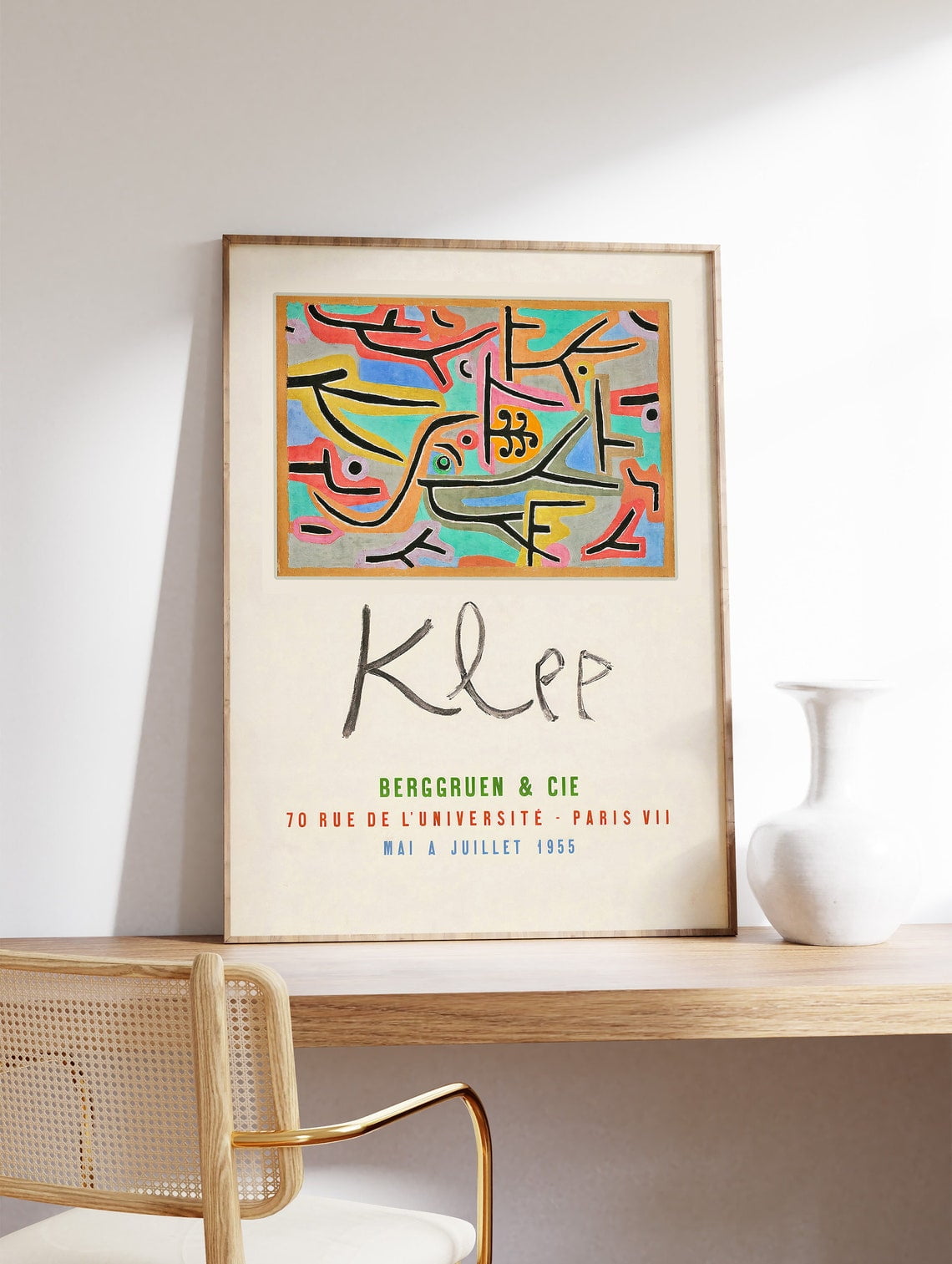 Paul Klee Exhibition Poster, Park Bei Lu, Paul Klee Print, Abstract Art ...