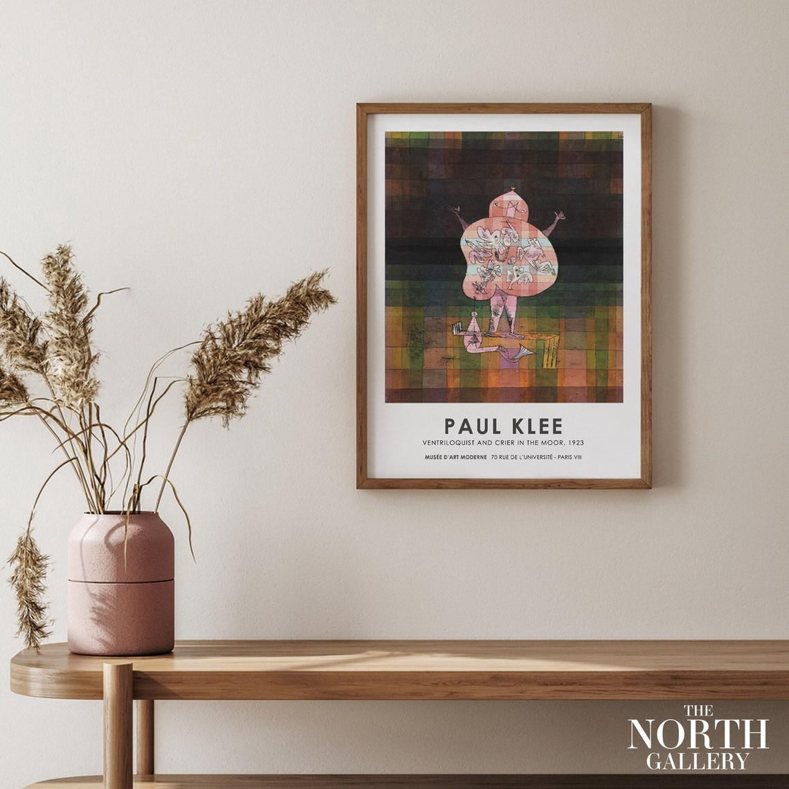 Paul Klee Exhibition Poster, Ventriloquist And Crier In The Moor, Paul ...