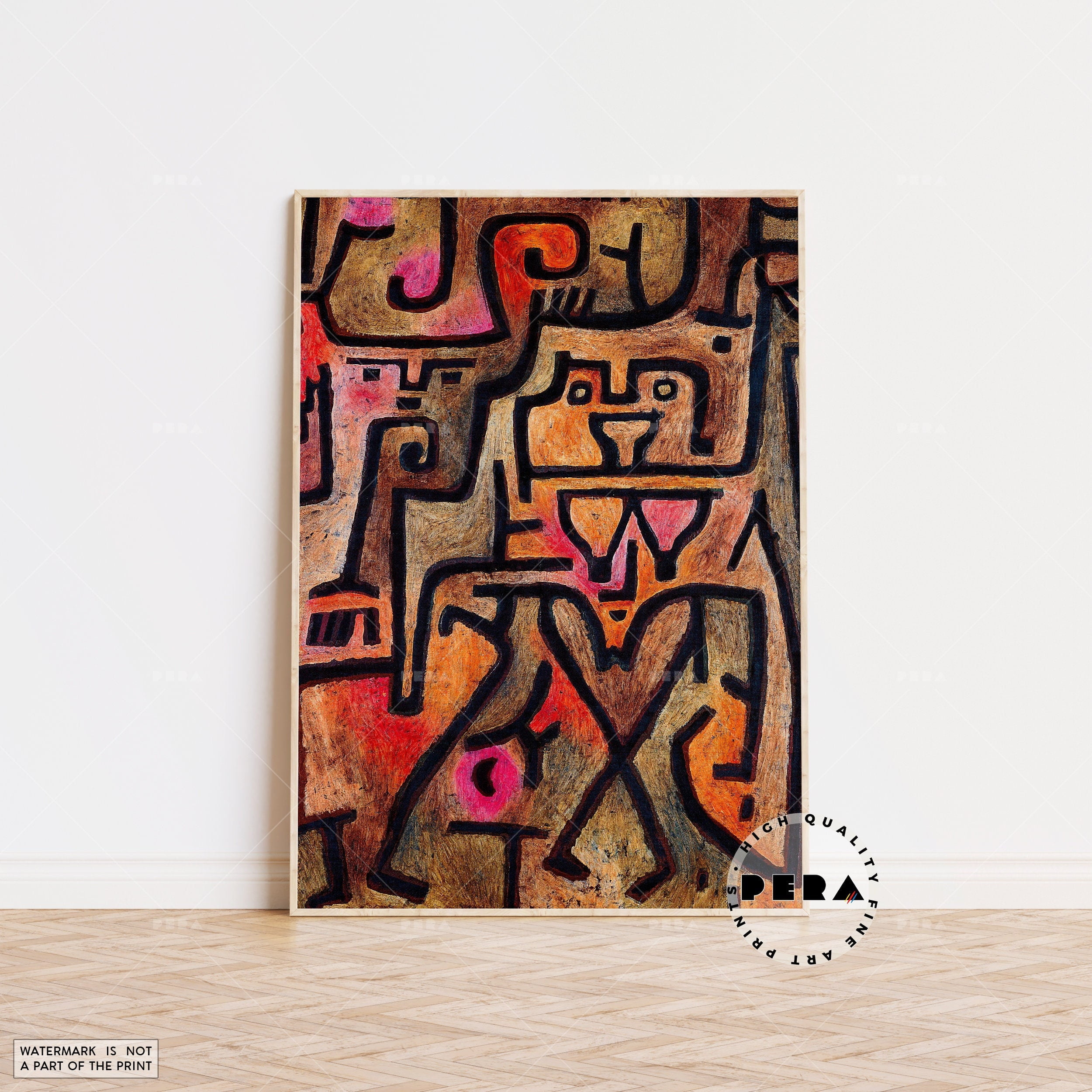 Paul Klee, Forest Witches 1938, Exhibition Poster, Bauhaus Poster ...