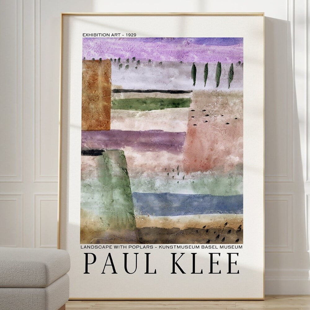 Paul Klee Poster, Art Museum Exhibition Print, Paul Klee Gallery Wall ...