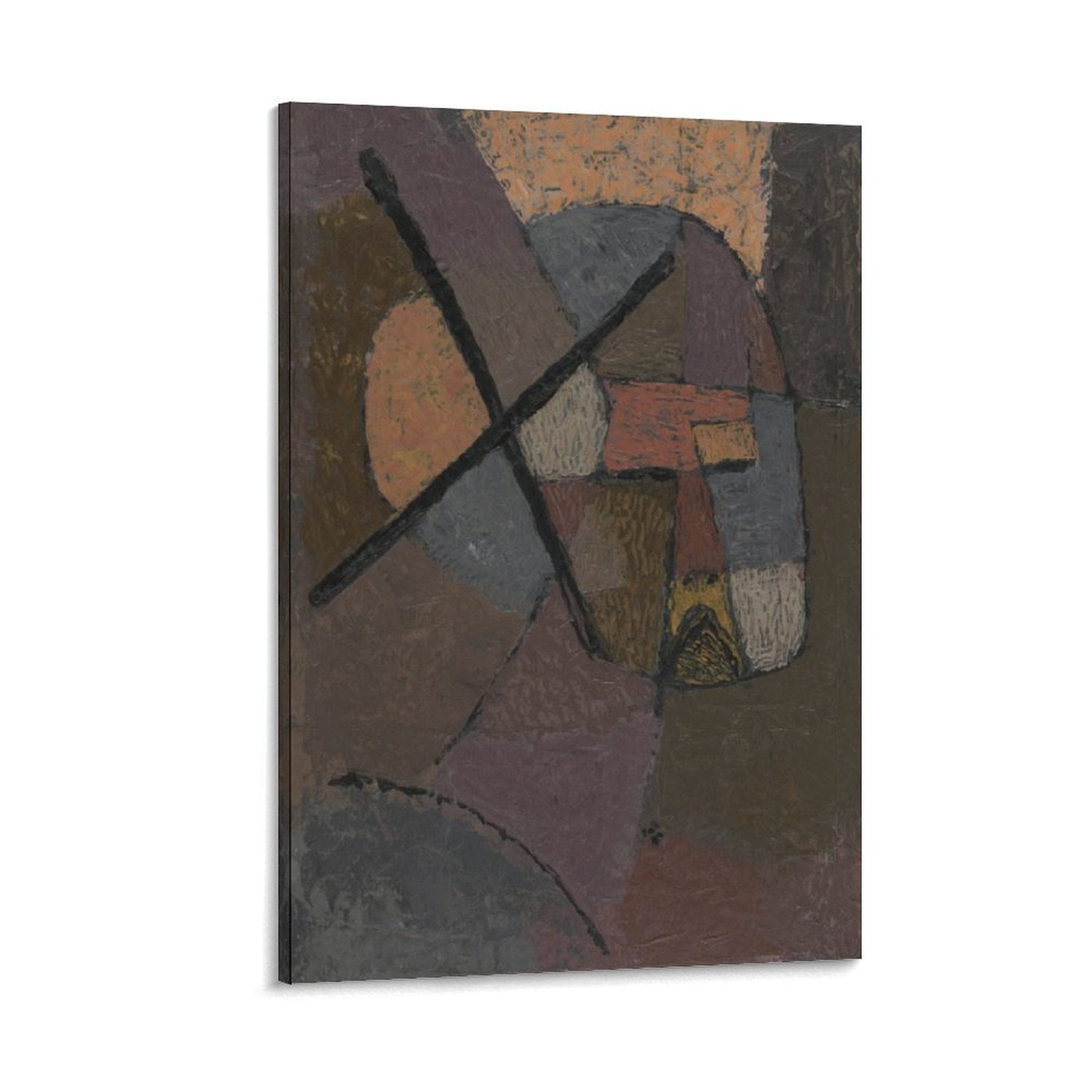 Paul Klee-Rayé De La Liste Picture Print Canvas Poster Wall Paint Art ...