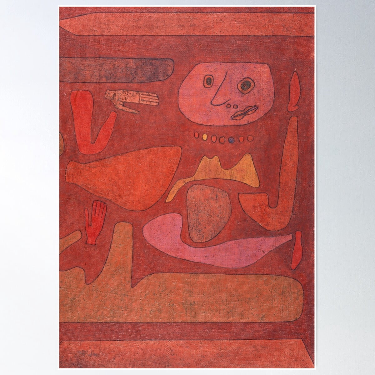 Paul Klee The Man Of Confusion Poster Wall Art, Modern Wall Decor For ...