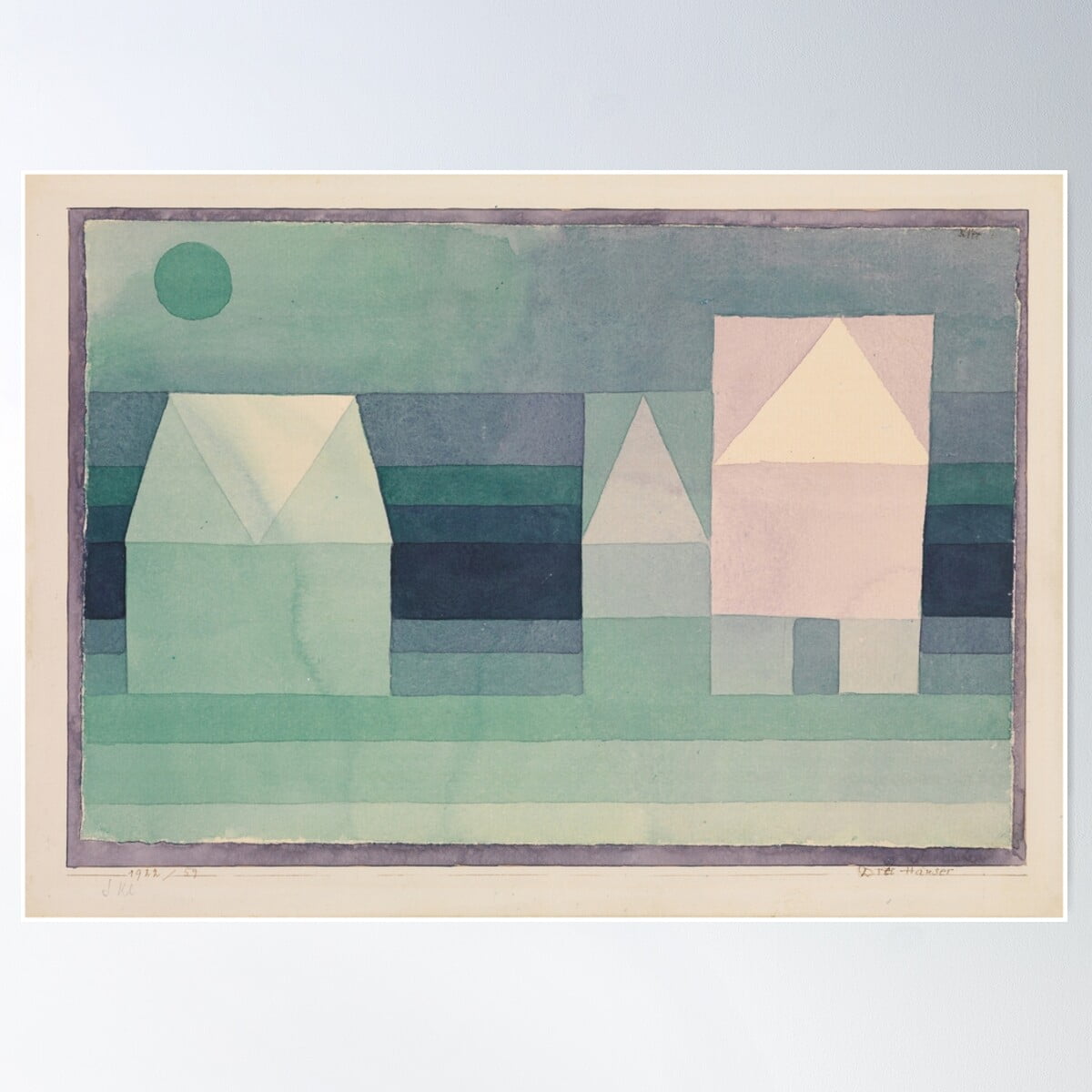 Paul Klee Three Houses ( Abstract Pattern· Expressionism · Cubism ...