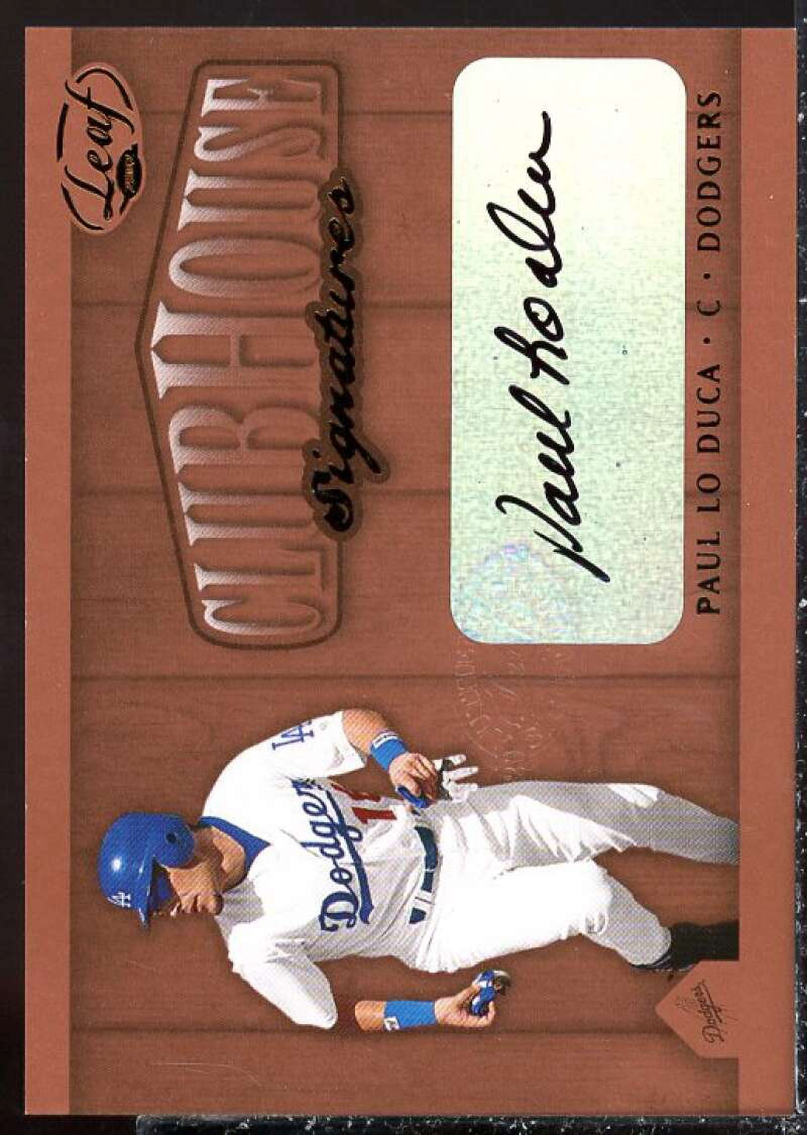 Paul Lo Duca AU Card 2002 Leaf Clubhouse Signatures # - Walmart.com