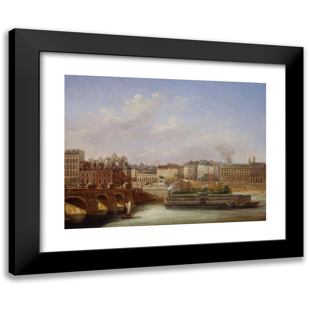 Paul Mallard 14x12 Black Modern Framed Museum Art Print Titled - The ...