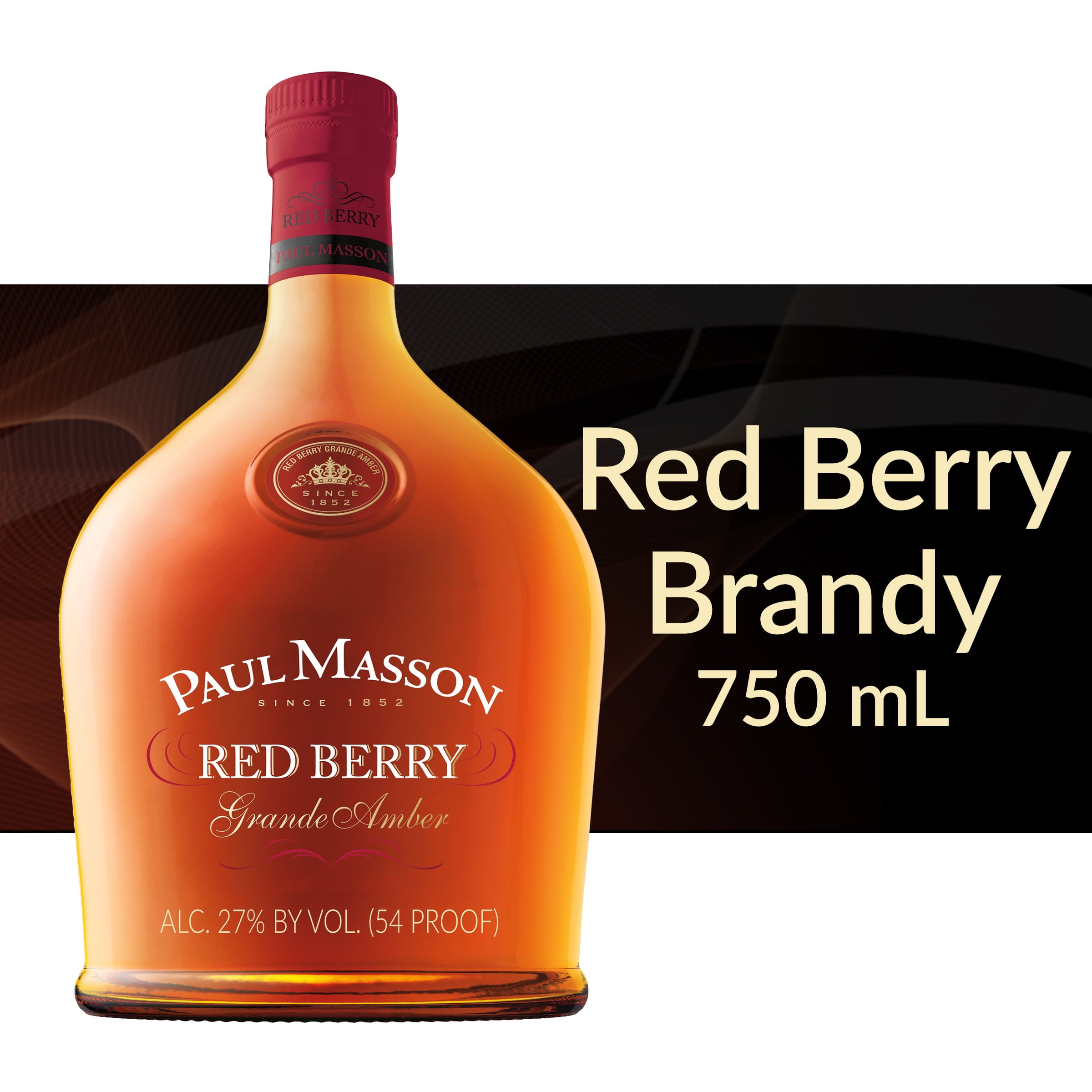 Paul Masson Red Berry Brandy, 750ml - Walmart.com