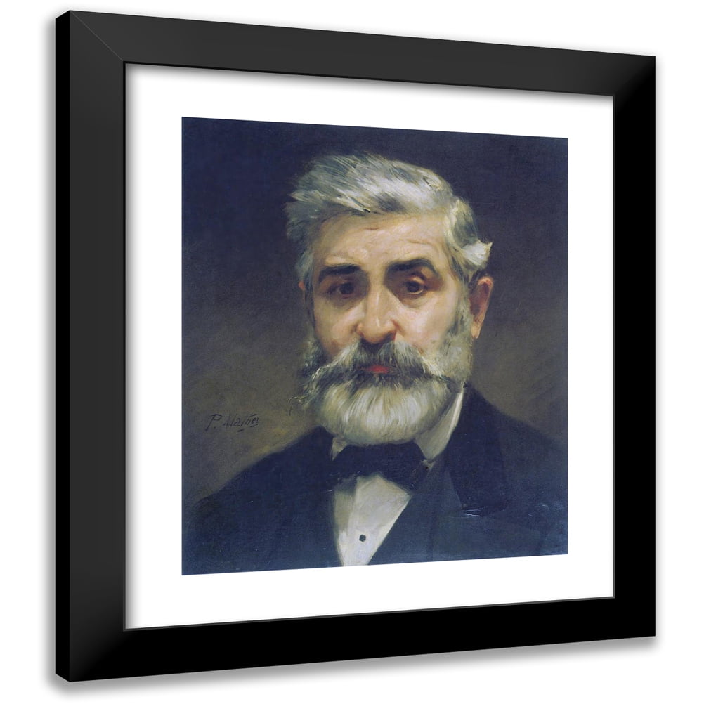 Paul Mathey 12x14 Black Modern Framed Museum Art Print Titled ...