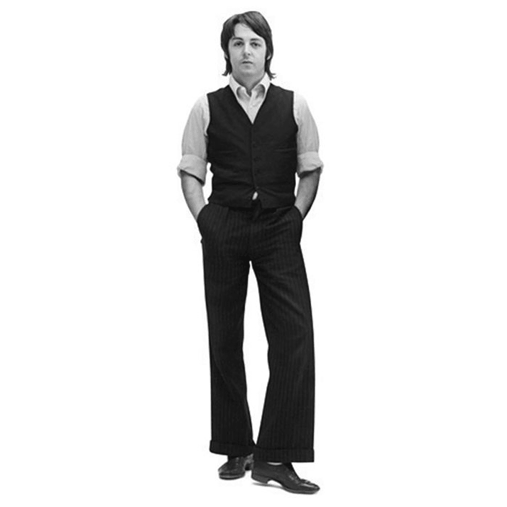 Paul McCartney (B&W) Mini Cardboard Cutout Standee - Walmart.com