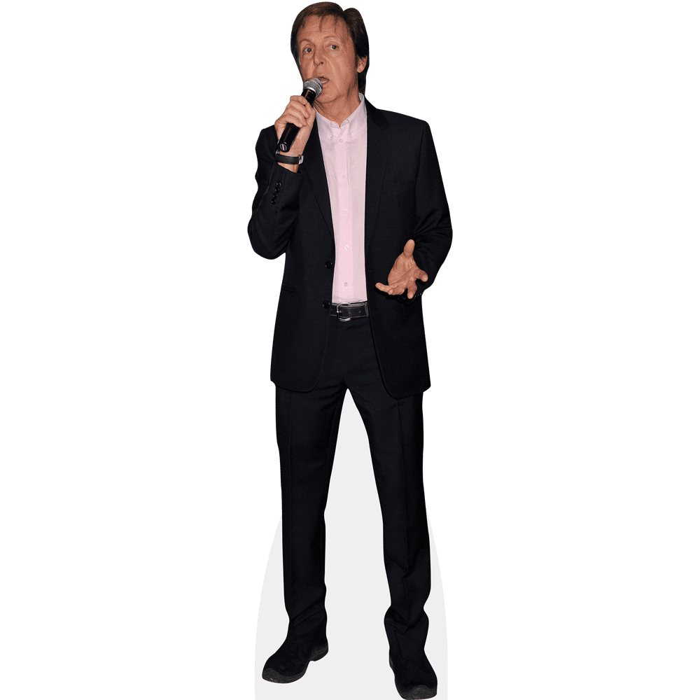 Paul McCartney (Singing) Lifesize Cardboard Cutout Standee - Walmart.com