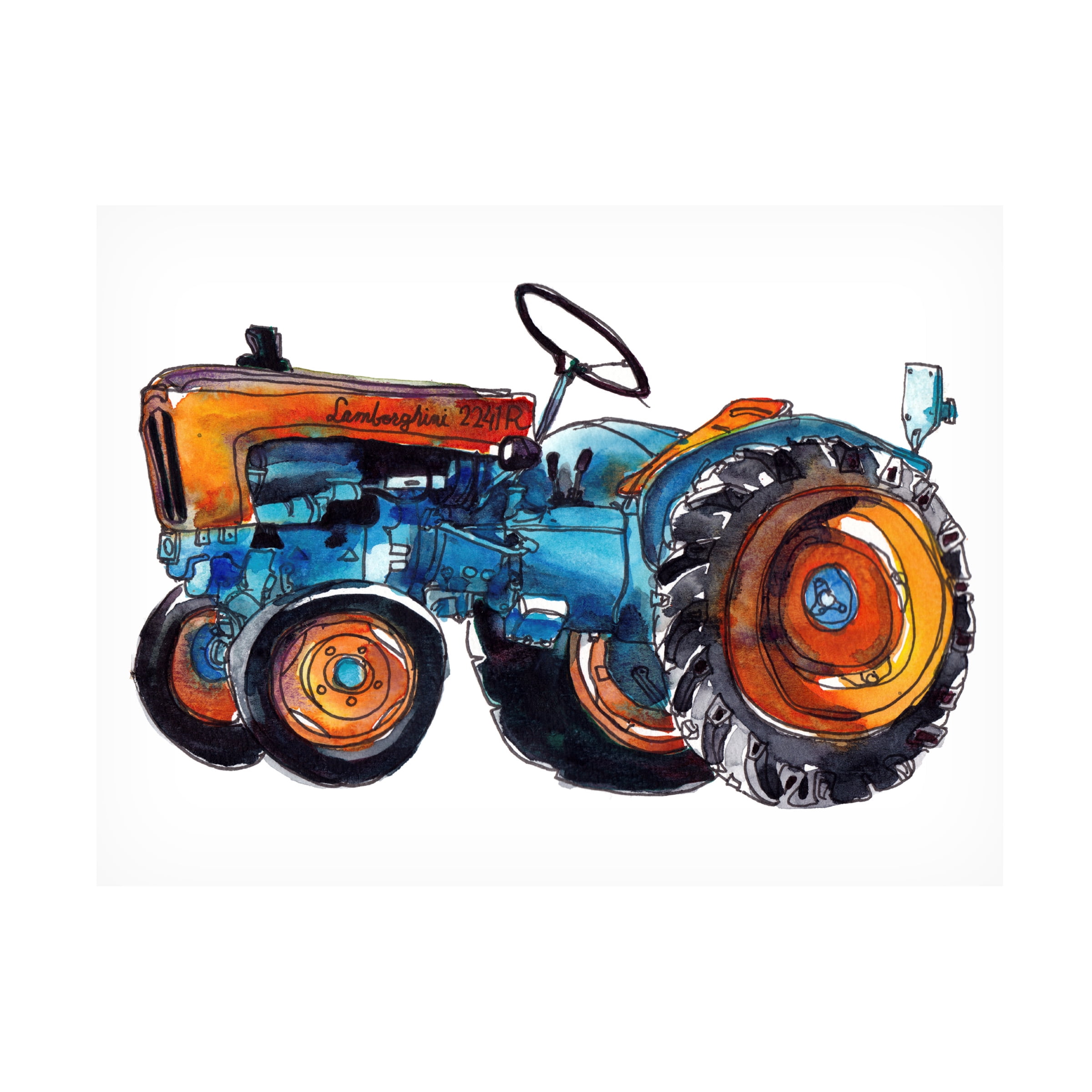 Paul McCreery 'Tractor Study II' Canvas Art - Walmart.com