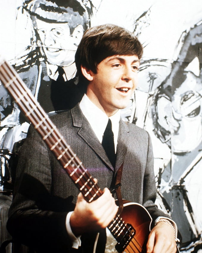 Paul Mccartney Beatles Iconic 1960's With Guitar 24x36 Movie Poster HD ...