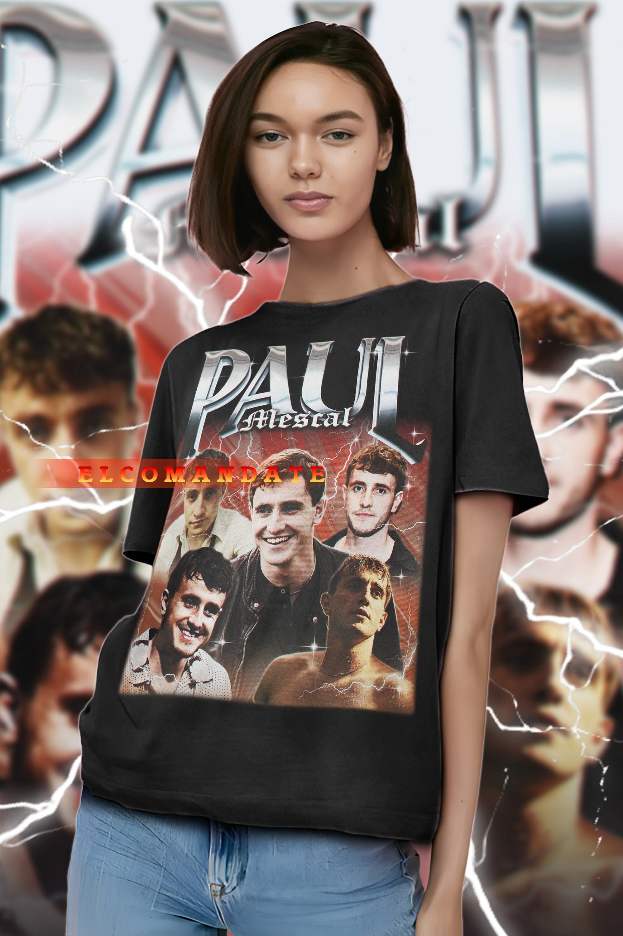 Paul Mescal Homage Shirt Paul Mescal Vintage Tshirt Paul Mescal Fan ...
