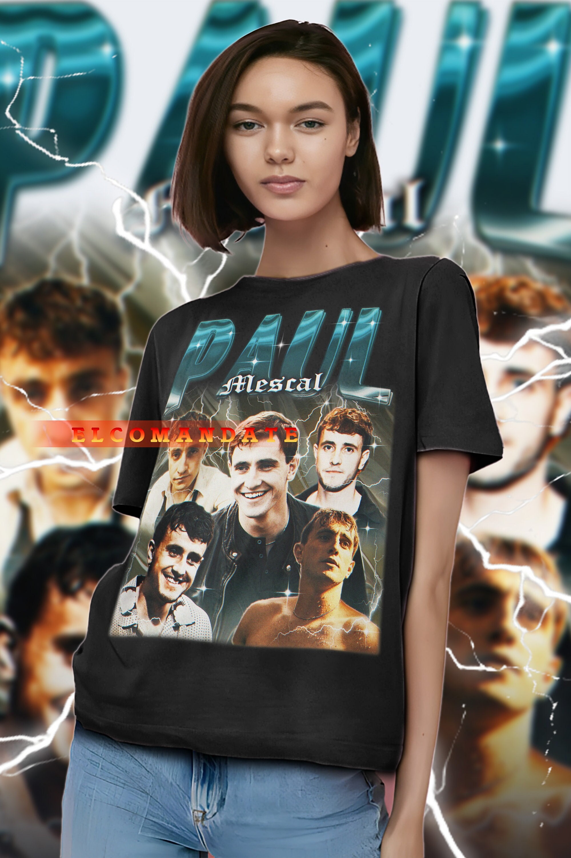 Paul Mescal Vintage Shirt Paul Mescal Homage Tshirt Paul Mescal Fan ...