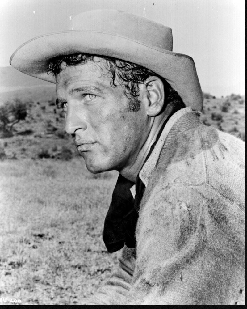 Paul Newman Close Up In The Left Handed Gun Black And White Photo Print ...