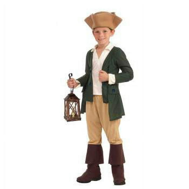 Childs Colonial Paul Revere Costume Boy's Small 4-6 - Walmart.com