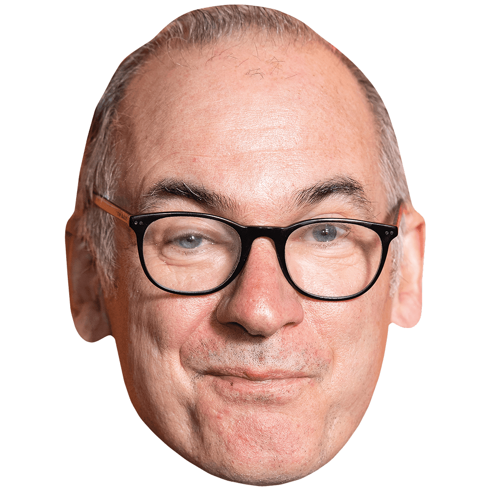Paul Ritter (Glasses) Big Head. Larger than life mask. - Walmart.com