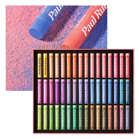 Paul Rubens Soft Oil Pastels Sticks Set, 48 Vibrant Macaron Colors for ...