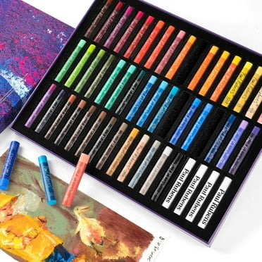 Paul Rubens Oil Pastels Set, 48 Colors Artist Soft Oil Pastels Vibrant & Creamy, Pastels Art ...