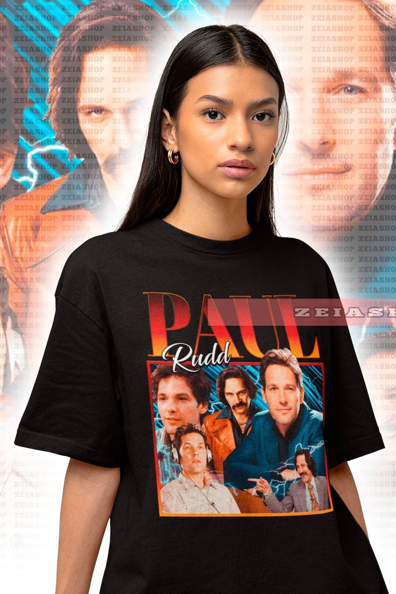 Paul Rudd Bootleg 90s Tee - Paul Rudd - Paul Rudd Fan Merch - Paul Rudd ...