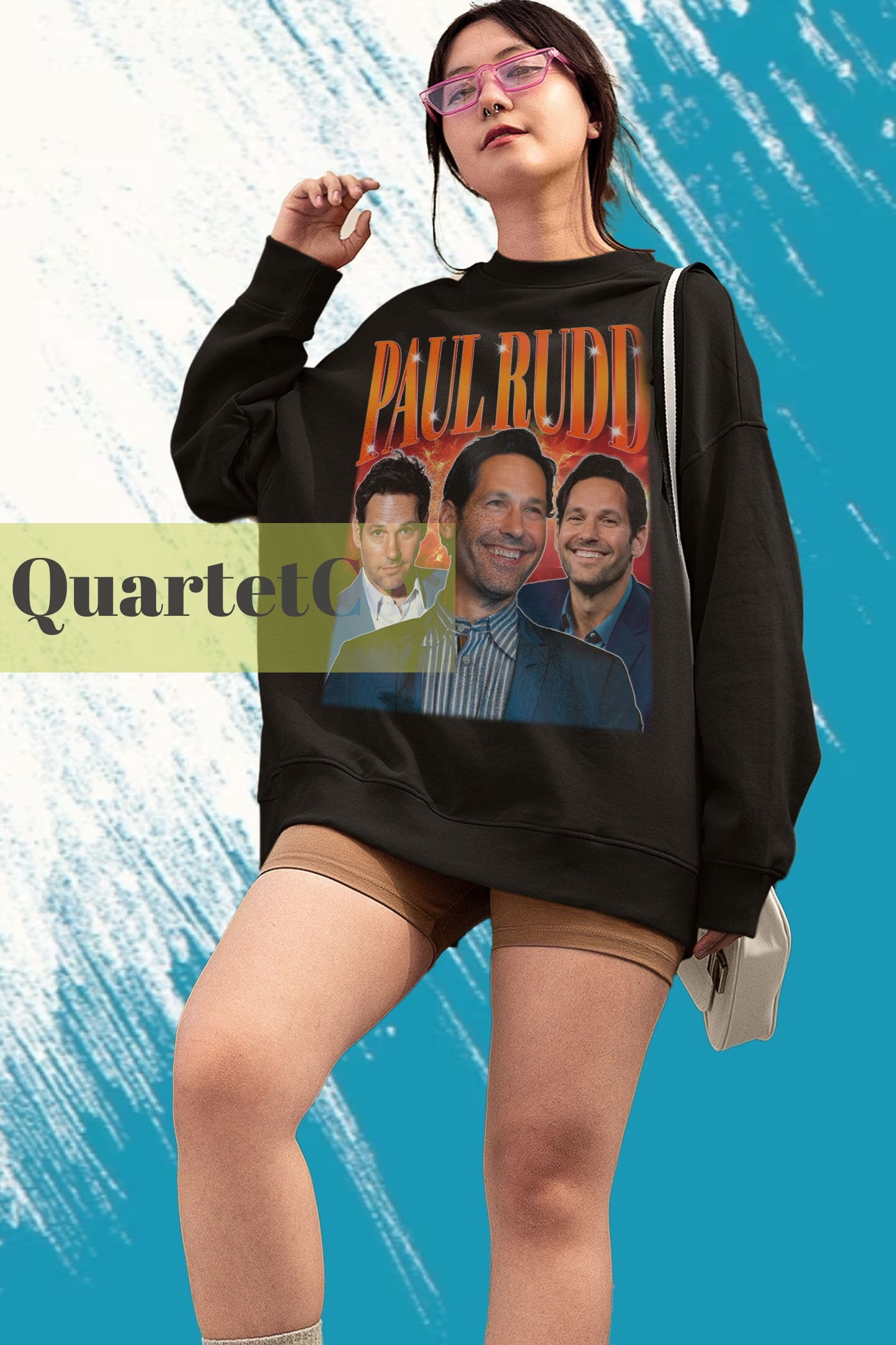 Paul Rudd, Paul Rudd Sweatshirt, Paul Rudd Vintage Sweater, Paul Rudd ...