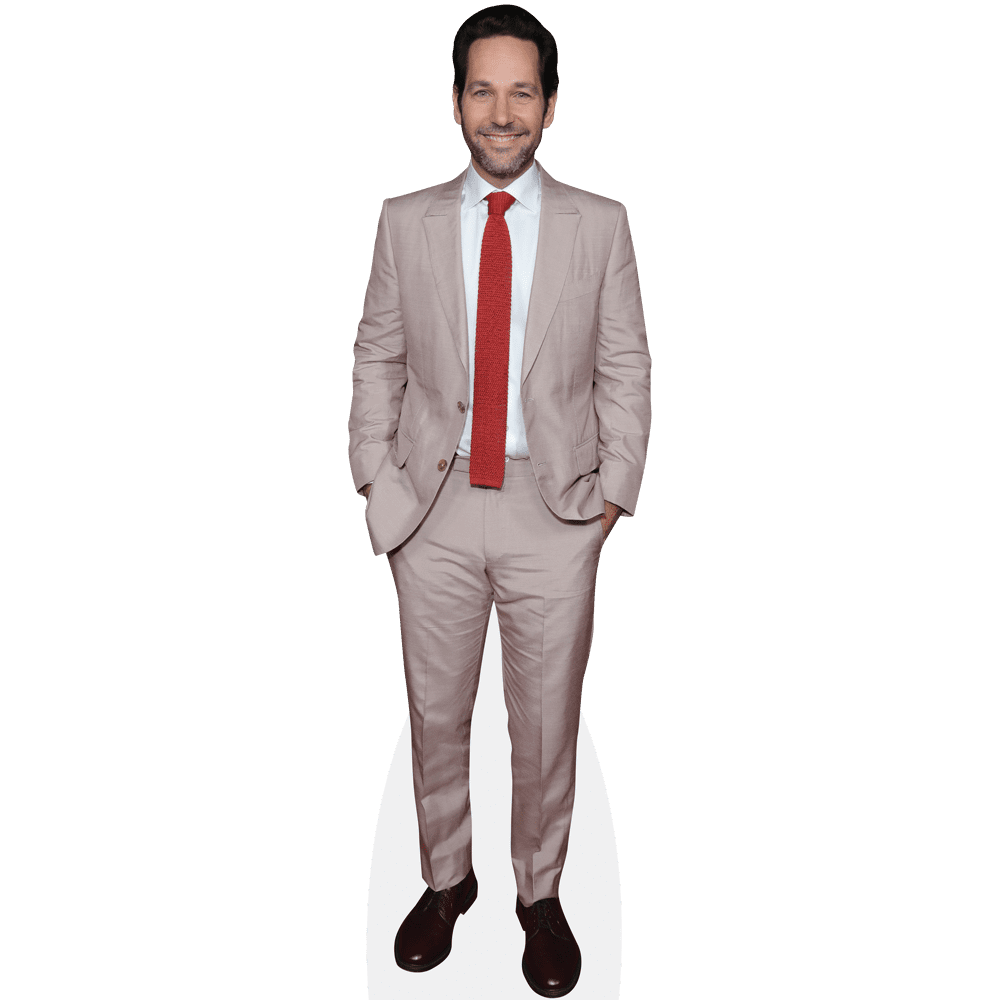 Paul Rudd (Red Tie) Lifesize Cardboard Cutout Standee - Walmart.com