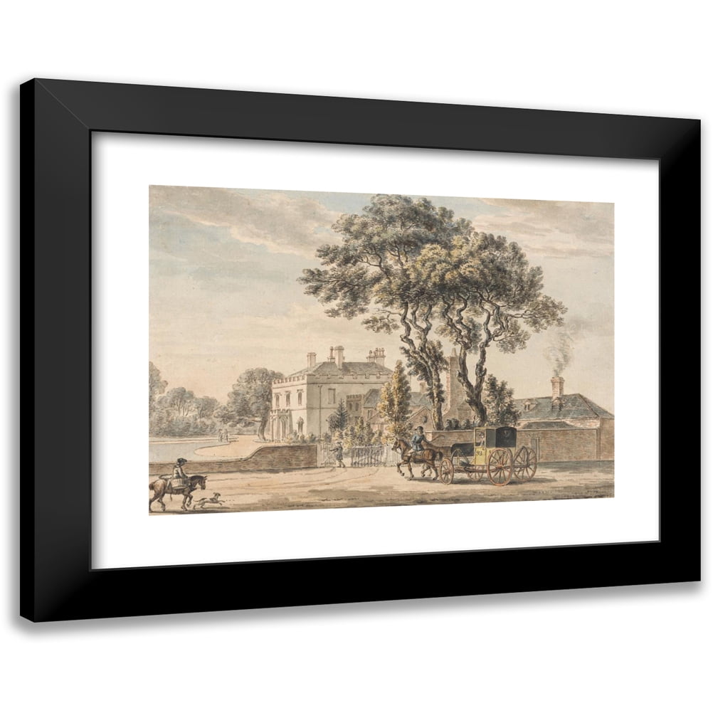 Paul Sandby 14x11 Black Modern Framed Museum Art Print Titled - North ...
