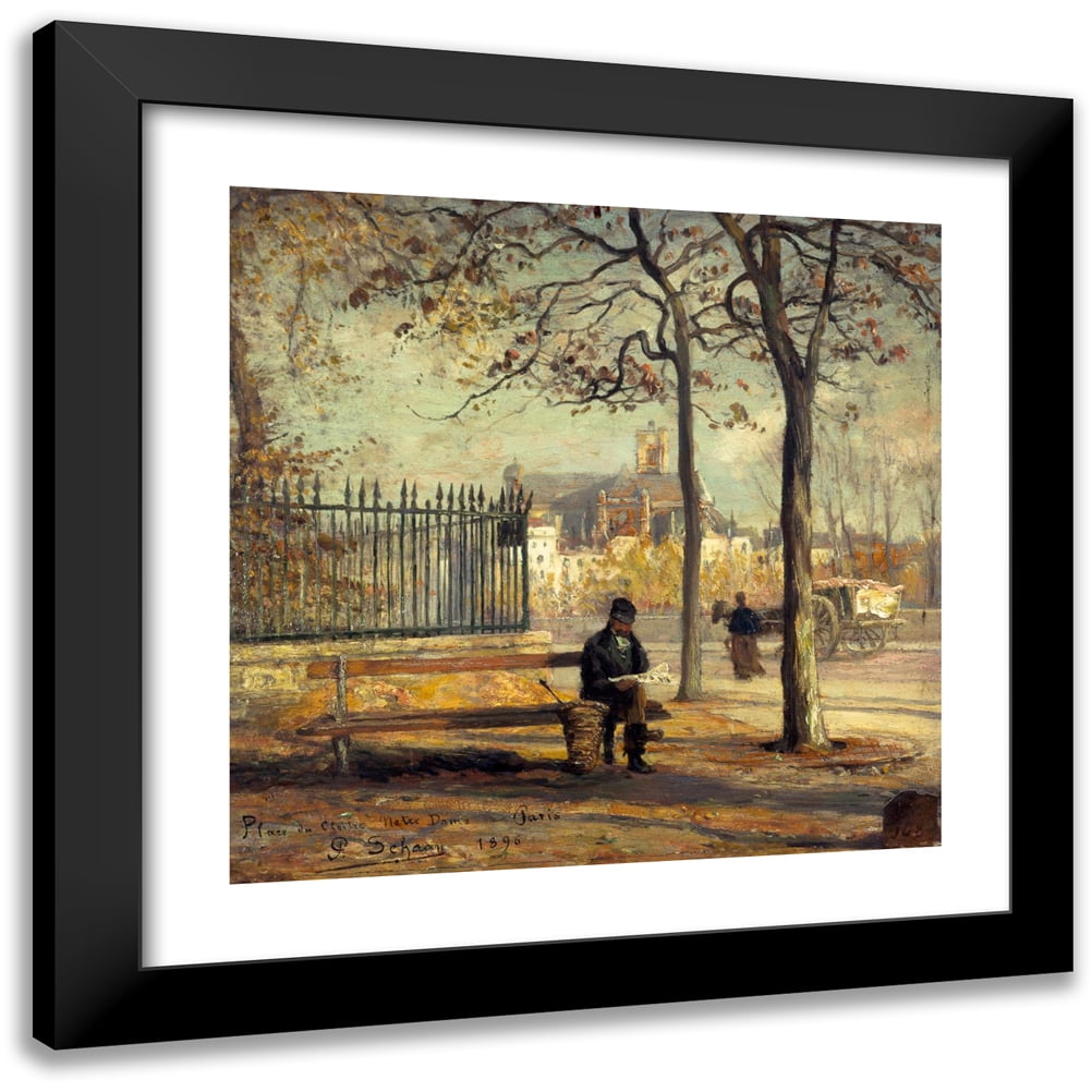 Paul Schaan 12x12 Black Modern Framed Museum Art Print Titled - The ...