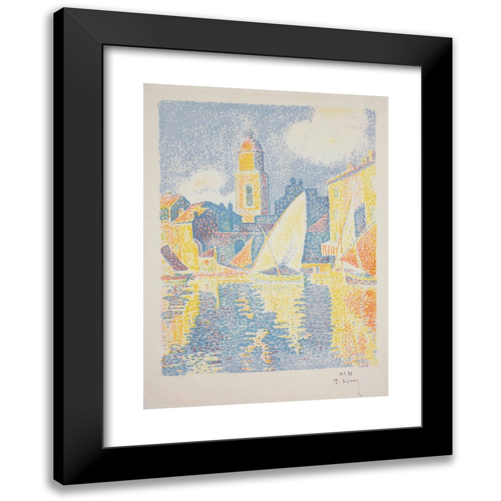 Paul Signac 11x14 Black Modern Framed Museum Art Print Titled - The ...