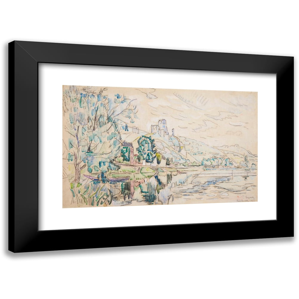 Paul Signac 14x11 Black Modern Framed Museum Art Print Titled - Little ...