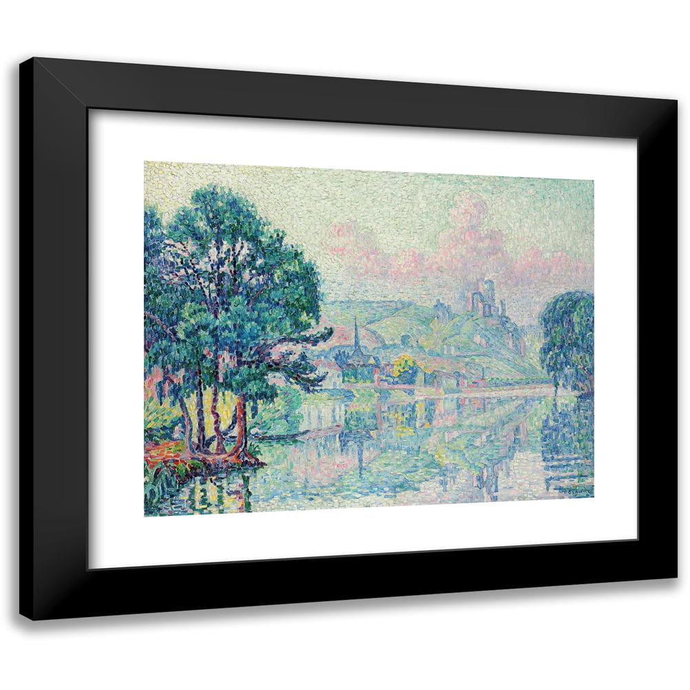Paul Signac 14x12 Black Modern Framed Museum Art Print Titled - The ...