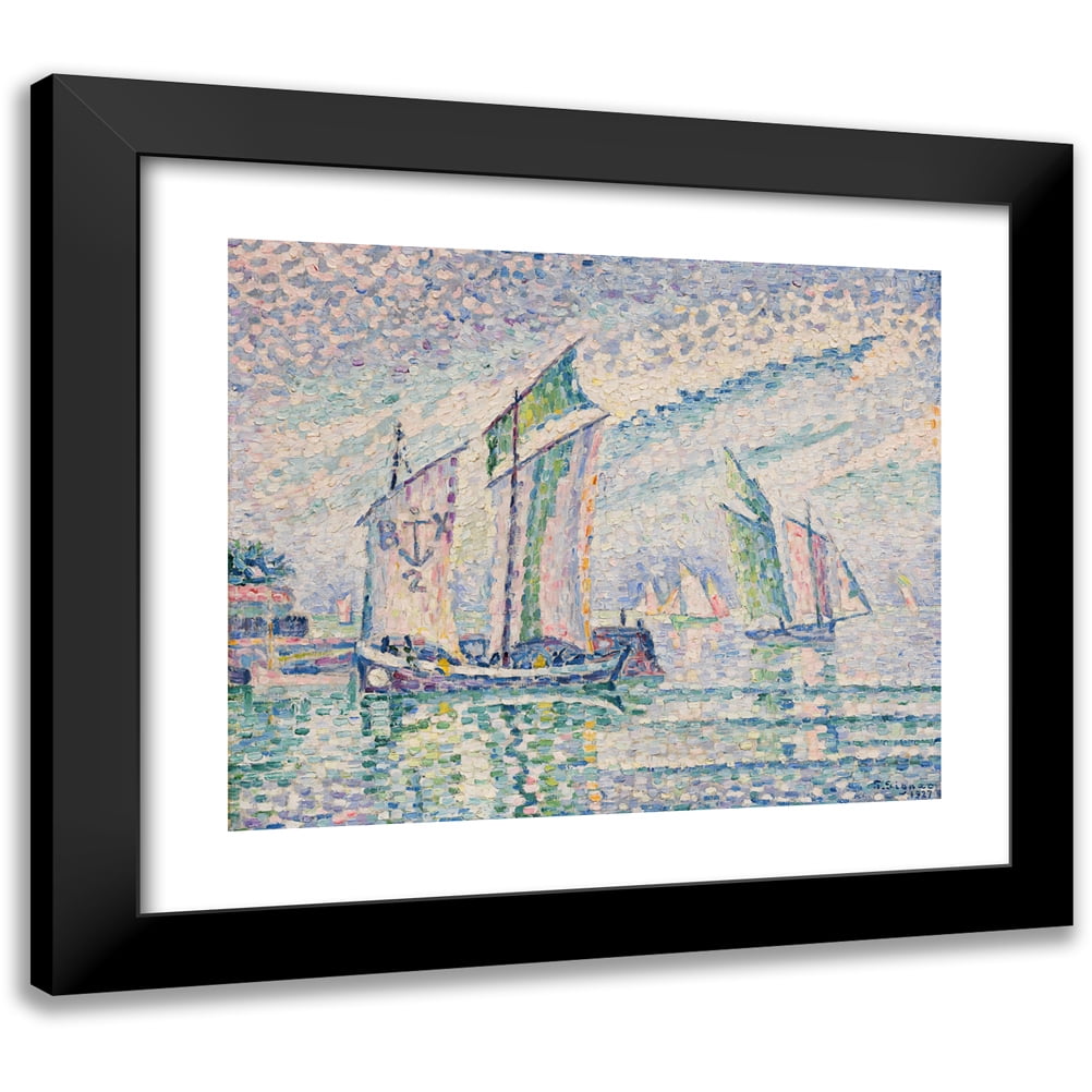 Paul Signac 17x15 Black Modern Framed Museum Art Print Titled - Le ...