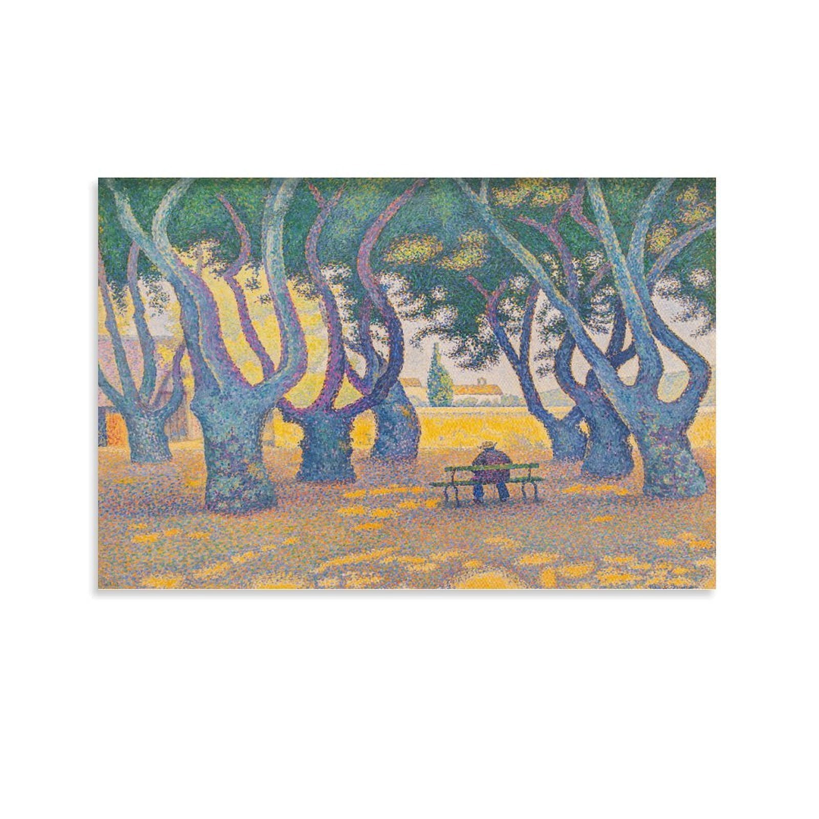 Paul Signac Painting Art Poster Place Des Lices 1893 Poster Picture ...