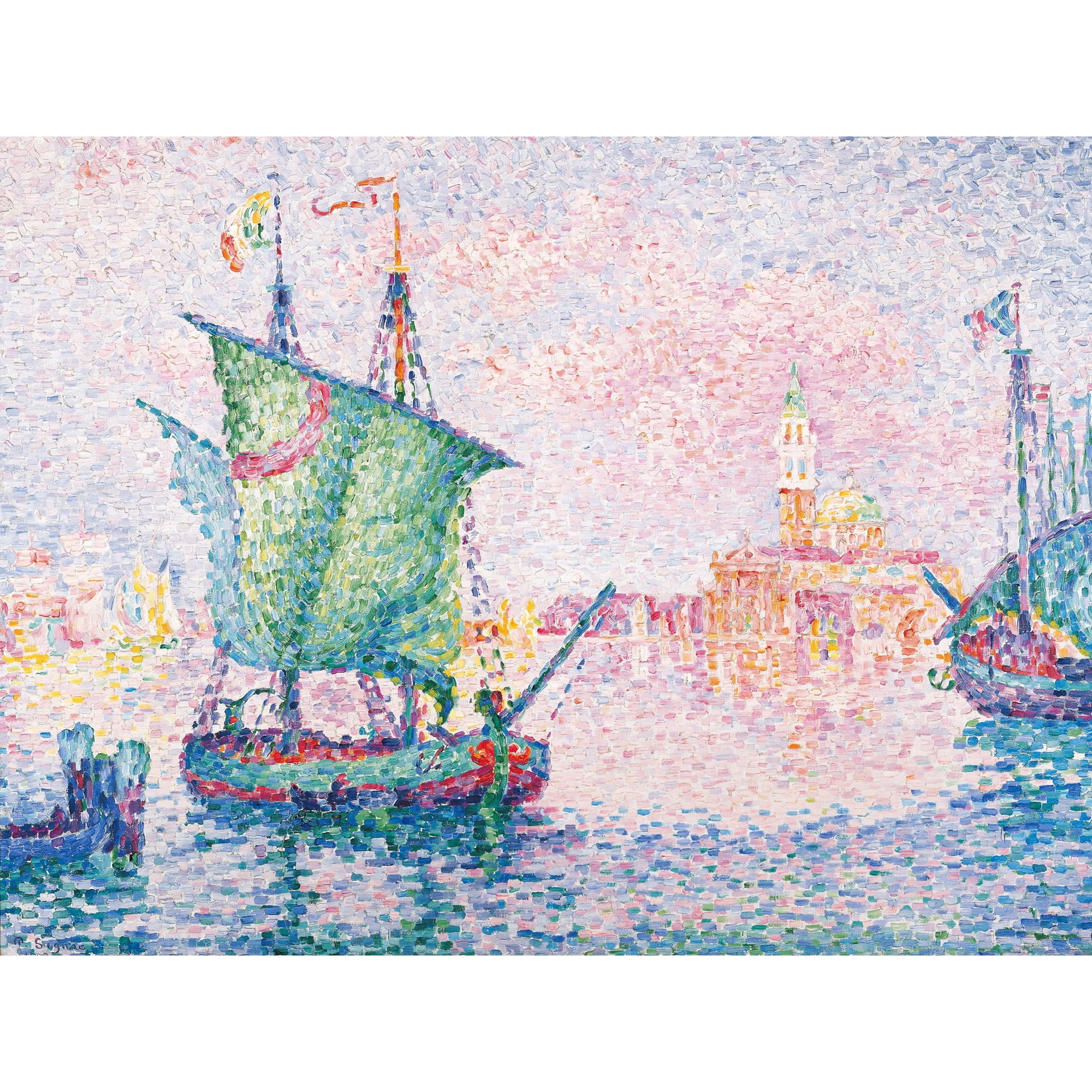 Paul Signac Venice The Pink Cloud 1909 Extra Large Art Print Wall Mural ...