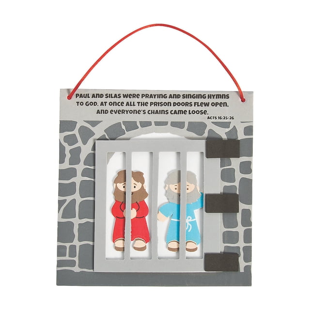 Paul & Silas In Prison Craft Kit- Craft Kits - 12 Pieces - Walmart.com