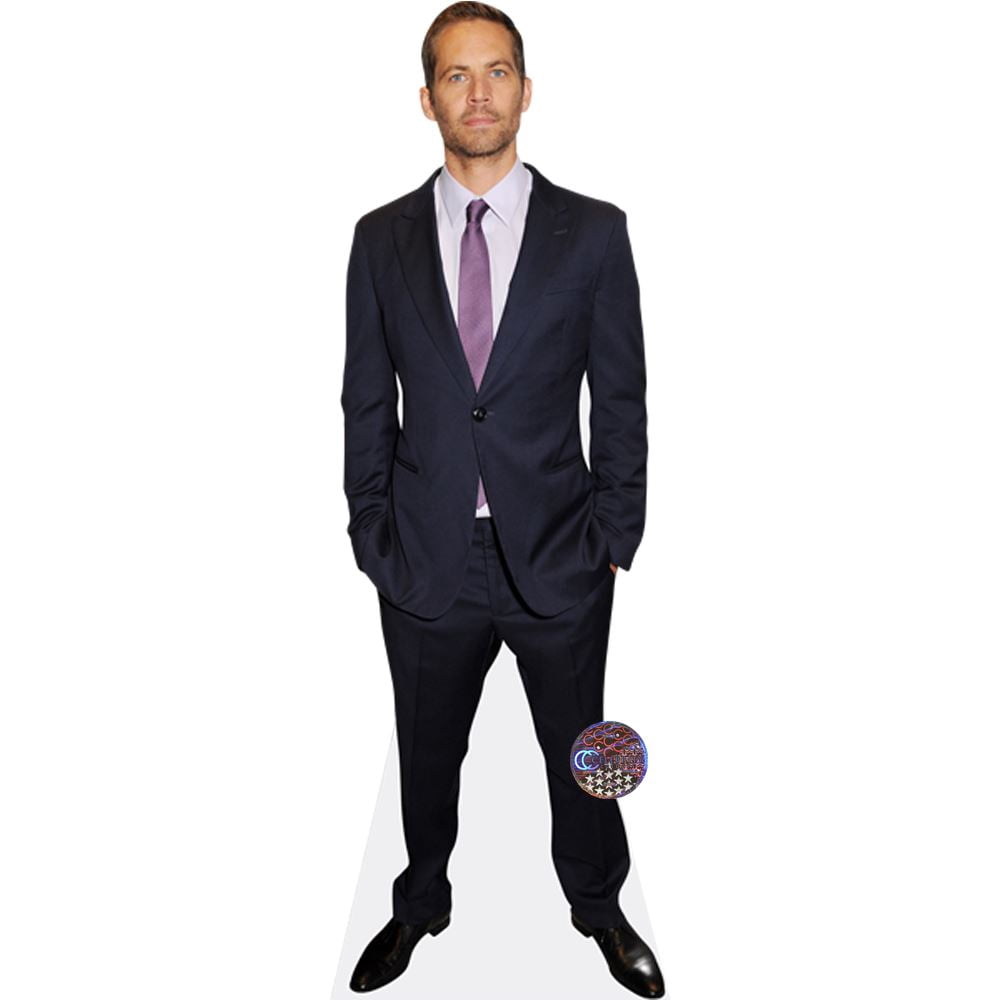 Paul Walker (Blue Suit) Mini Cardboard Cutout Standee - Walmart.com