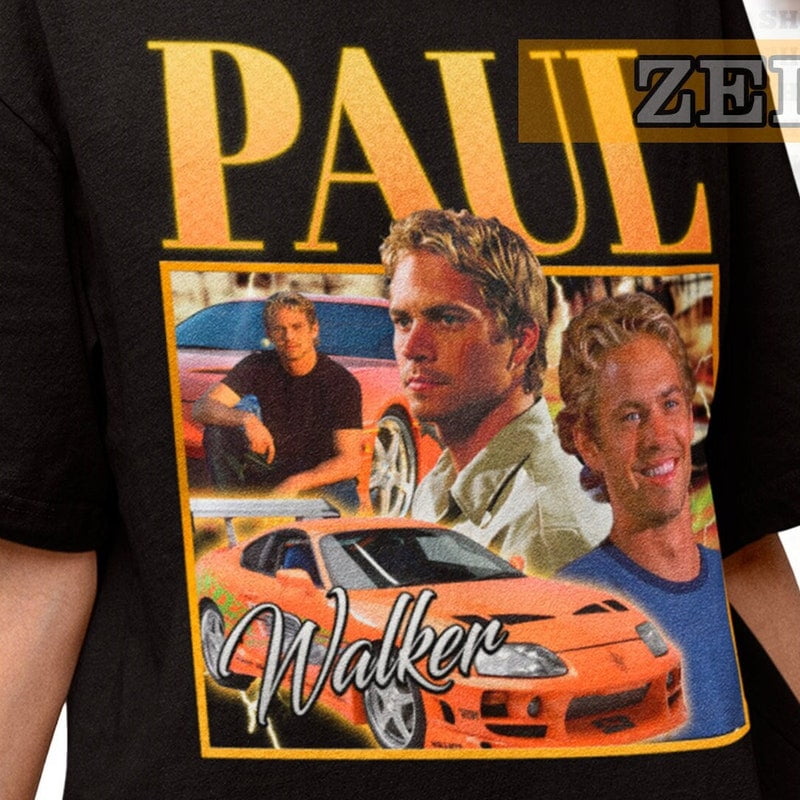 Paul Walker Retro 90s Shirt, Paul Walker Tee, Car Lover Shirt, Paul ...
